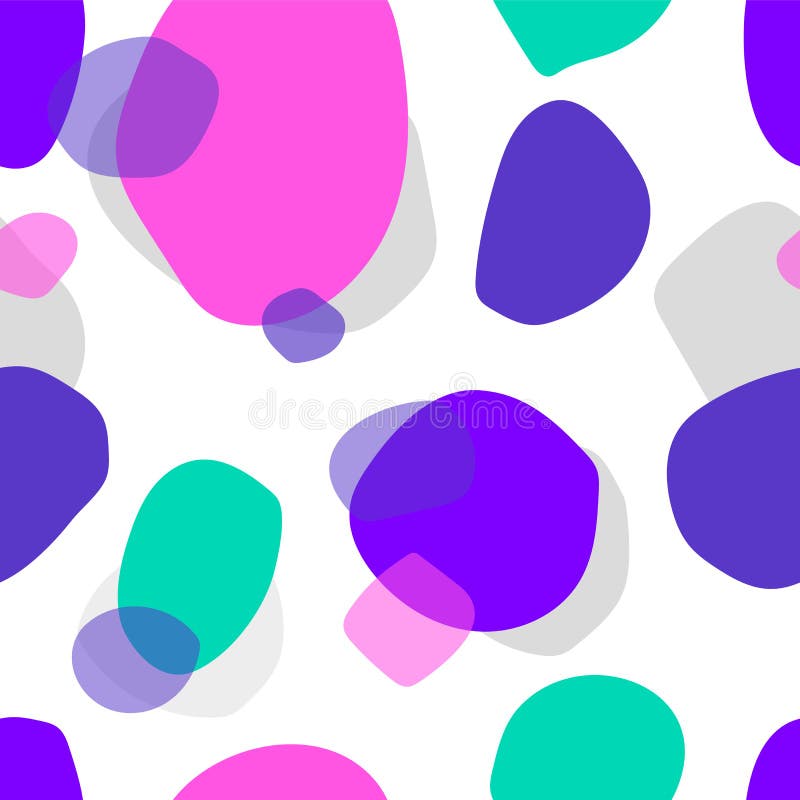 Artistic Organic Seamless Pattern with Circles Stock Vector ...