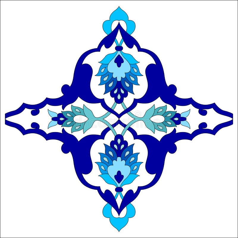 Artistic Ottoman Pattern Series Eighty One Stock Vector - Illustration ...
