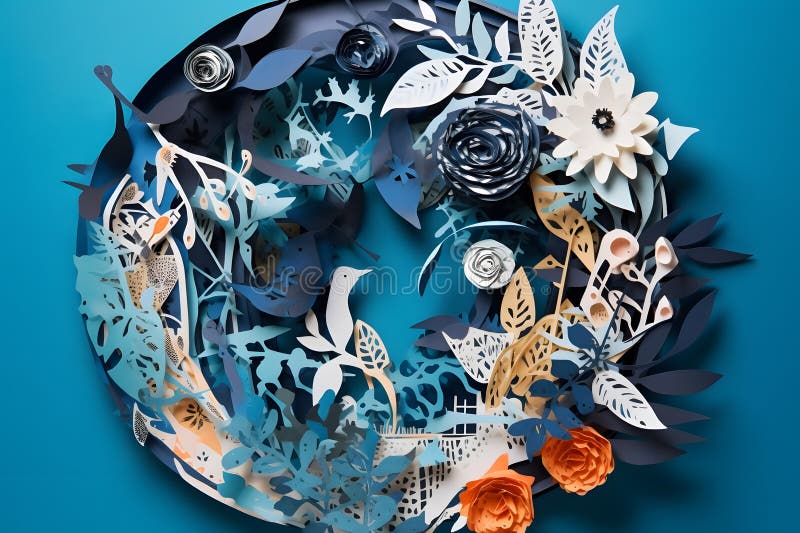 Artistic Paper Cut Collage of Upcycled Materials Transformed into ...