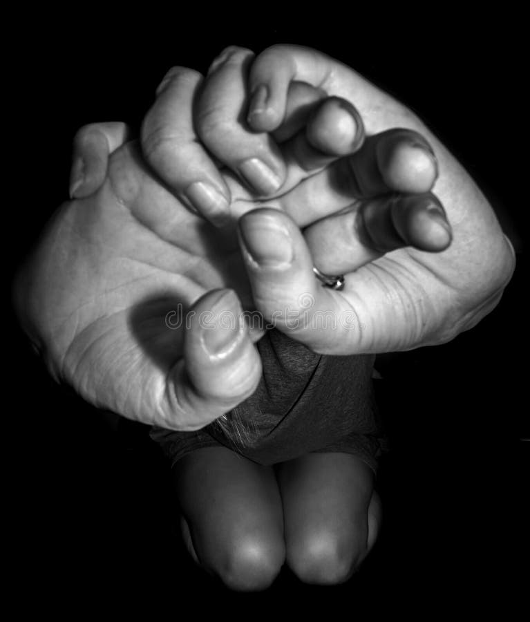 Artistic Photography with Close-up Hands Stock Image - Image of person ...