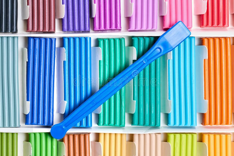 Artistic Plastic Clay with Plastic Knife for Modeling in a Box ...