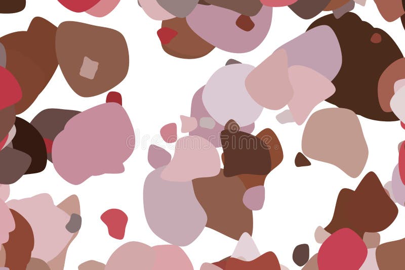 Artistic Random Rounded Shapes Background Pattern Abstract. Design ...