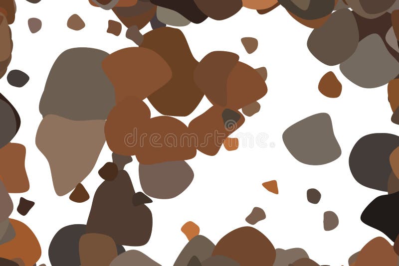 Artistic Random Rounded Shapes Background Pattern Abstract. Graphic ...