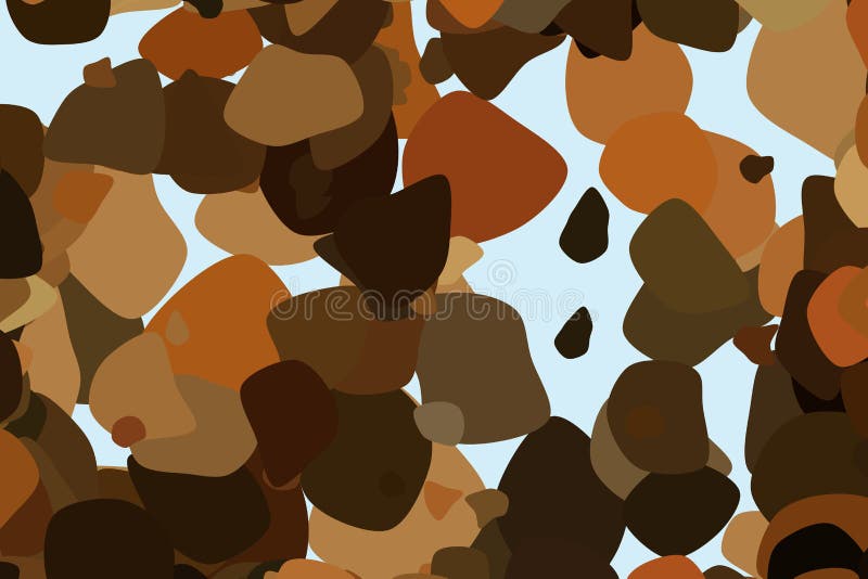 Artistic Random Rounded Shapes Background Pattern Abstract. Concept ...