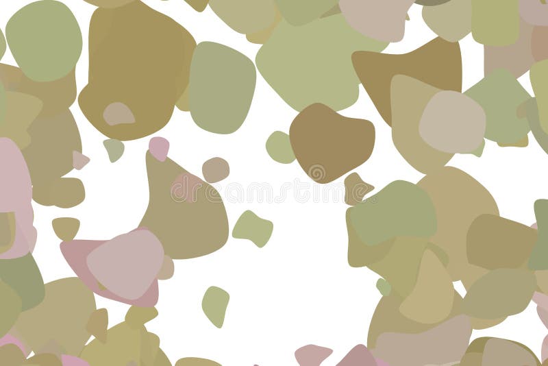 Artistic Random Rounded Shapes Background Pattern Abstract. Wallpaper ...