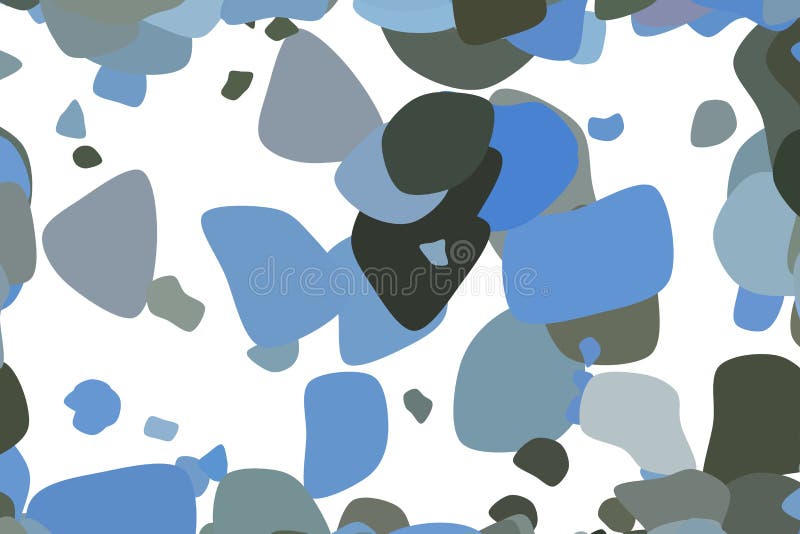 Artistic Random Rounded Shapes Background Pattern Abstract. Web, Cover ...