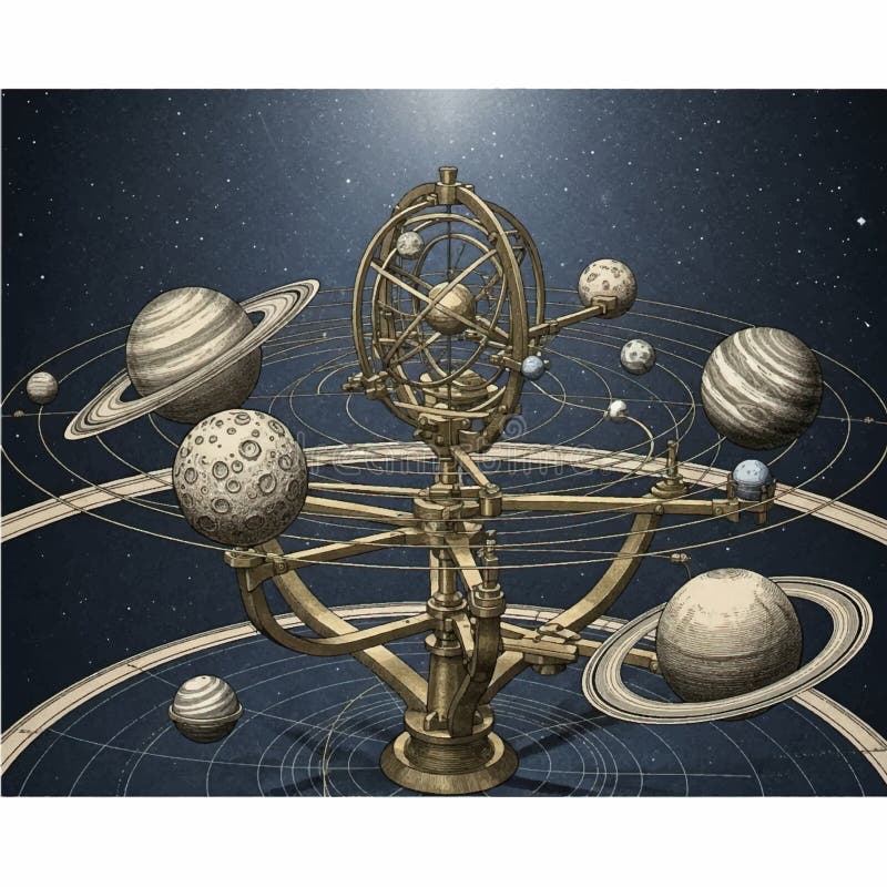 Solar System Astrolabe Stock Illustrations – 61 Solar System Astrolabe ...