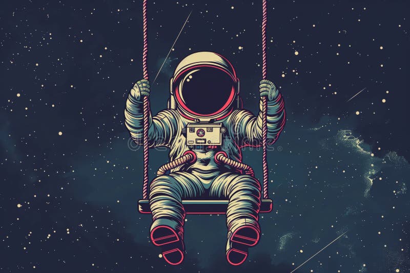 Astronaut Swing Stock Illustrations – 120 Astronaut Swing Stock ...