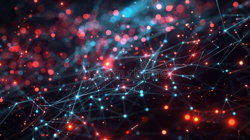 Artistic Rendering of a Computer Neural Network AIG535 Stock Photo ... Artistic Rendering of a Computer Neural Network AIG535 Stock Photo ...