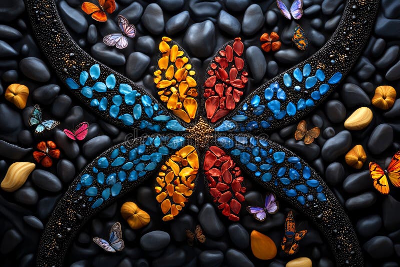 An Artistic Rendering of a Human Genome, with Chromosomes Arranged in ...