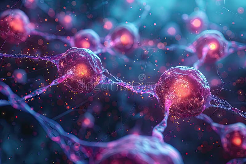 Artistic Rendering of a Neural Network Stock Illustration ... Artistic Rendering of a Neural Network Stock Illustration ...