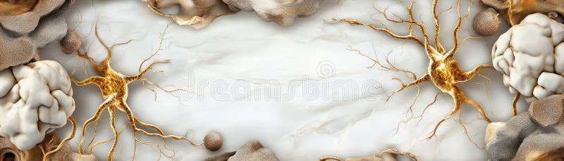 Artistic Rendering of Neuron Pathways a Visual Representation of ...