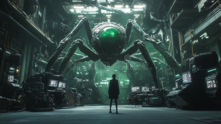 An Artistic Rendering of a Scientist in a Laboratory Creating a ...