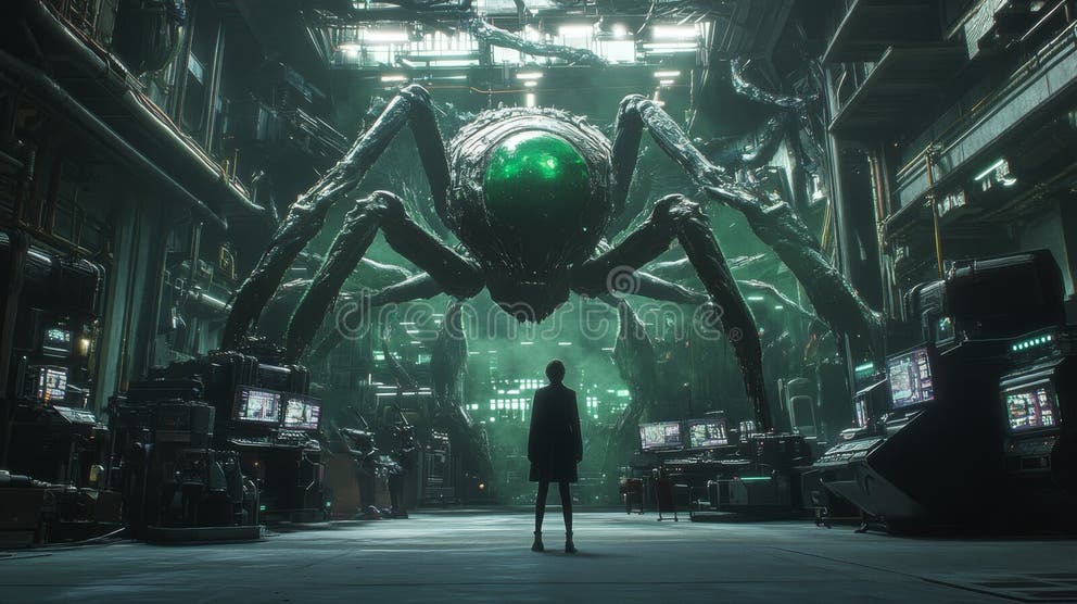 An Artistic Rendering of a Scientist in a Laboratory Creating a ...