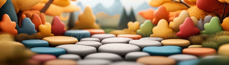 Artistic Rendering of Sensory-focused Visuals Forming Support Pathways ...