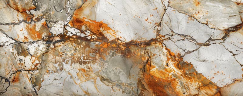 An Artistic Rendering of a Surface with Rust and Marble Textures ...
