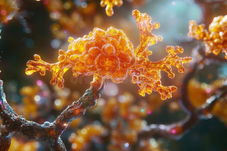 Artistic Rendering of Vitamins Dynamically Forming Intricate Neuron ...