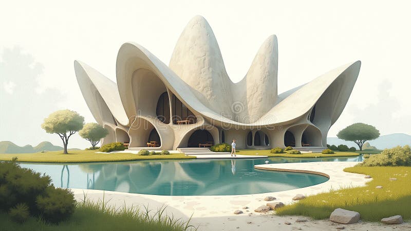 Seamless Elegance: Abstract Forms in Nature S Embrace Stock ...