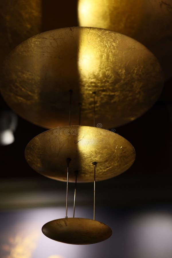 An Artistic Representation of Abstract Golden Discs Interconnected by ...