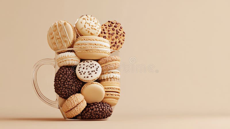 An Artistic Representation of a Coffee Cup Made from Coffee Beans ...