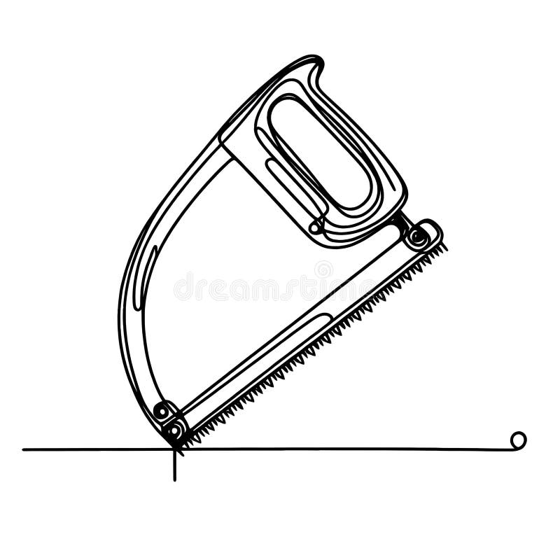 An Artistic Representation of a Hand Utilizing a Coping Saw To ...