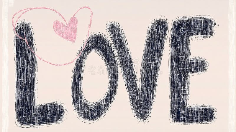Artistic Representation of Love and Connection in Design Stock Photo ...