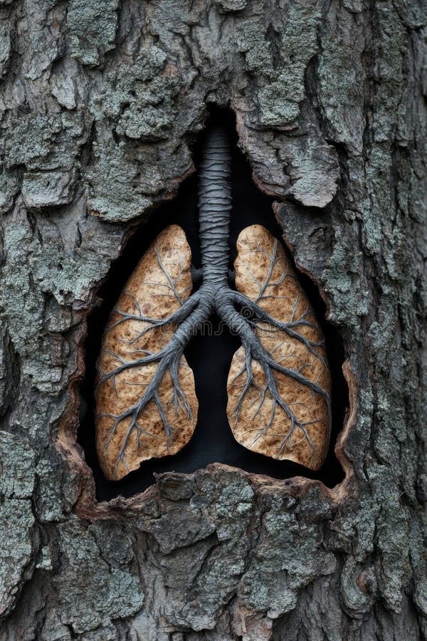 Anatomy of tree trunk stock vector. Illustration of biology - 244793911