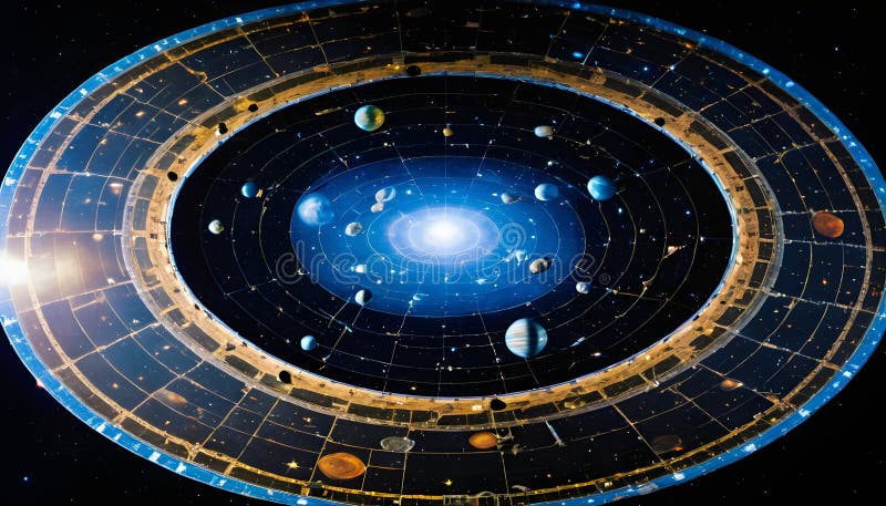 Cosmic Portal To Solar System Stock Photo - Image of jupiter, planetary ...