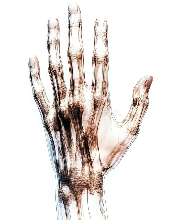 Unique Prosthetic Hand Design Showcasing Intricate Fingerprint Patterns ...