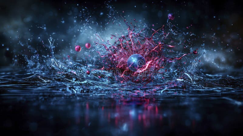 Quantum Entanglement Art Digital Realm Abstract Visualization Cosmic ...