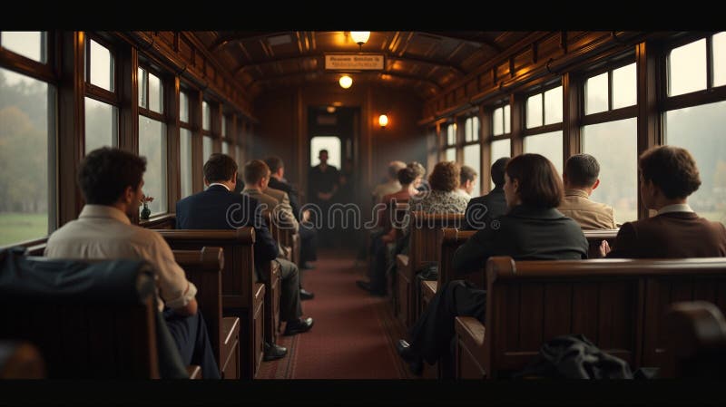 Retro Train Expedition stock illustration. Illustration of vibes ...