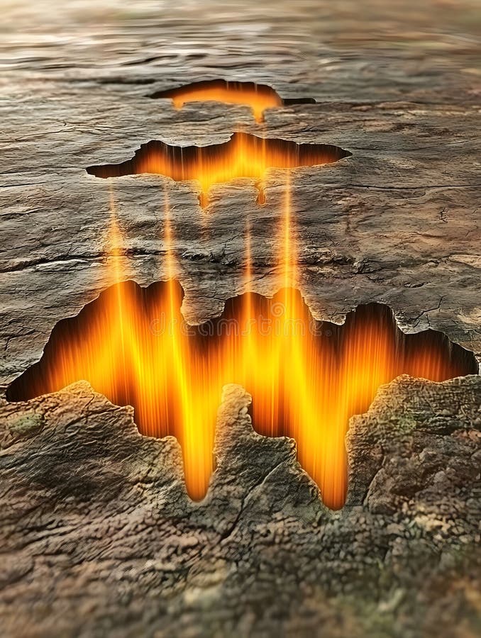 Artistic Representation of Seismic Activity Stock Image - Image of ...