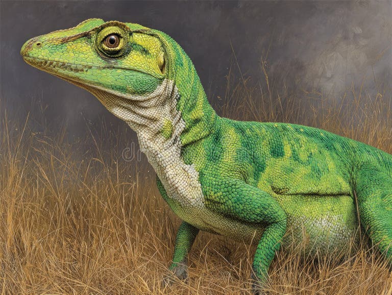 An Artistic Representation of the Small Theropod Dinosaur ...