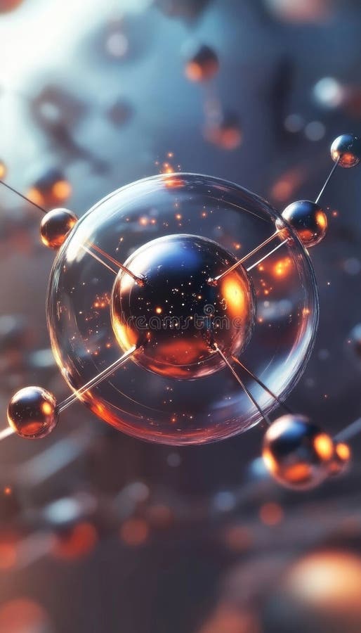 Artistic Representation of a Solar Powered Molecule Converting Energy ...