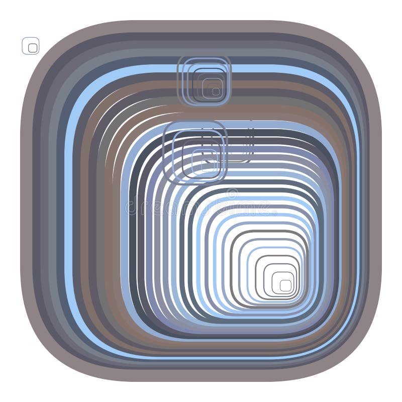 Artistic Rounded Rectangle Background Pattern Abstract. Creative ...