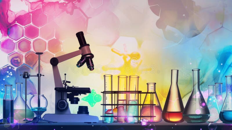 Artistic Science Lab Interpretation Stock Image - Image of creativity ...