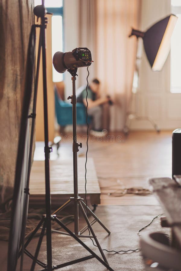 Artistic Setup in a Cozy Studio Highlights the Creative Process of ...