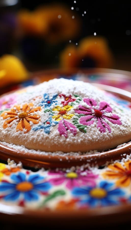 Artistic Shot of a Rolling Pin Dusted with Flour, Surrounded by ...