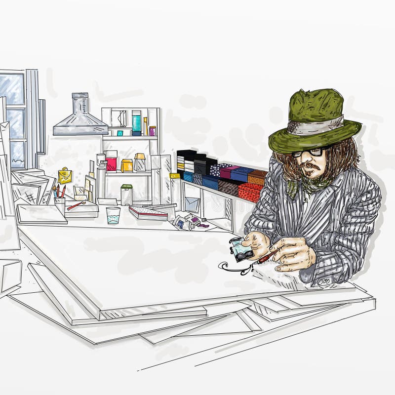 Johnny Depp Painting Stock Illustrations – 3 Johnny Depp Painting Stock ...