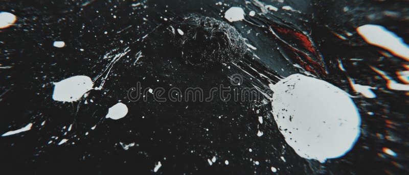 Artistic Splatter Marks Create Dynamic Overlay Texture for Creative ...