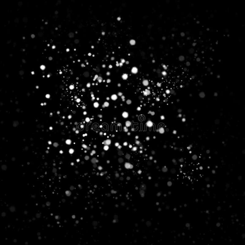 Artistic Spray Effect with Black and Gray Particles on Black Background ...