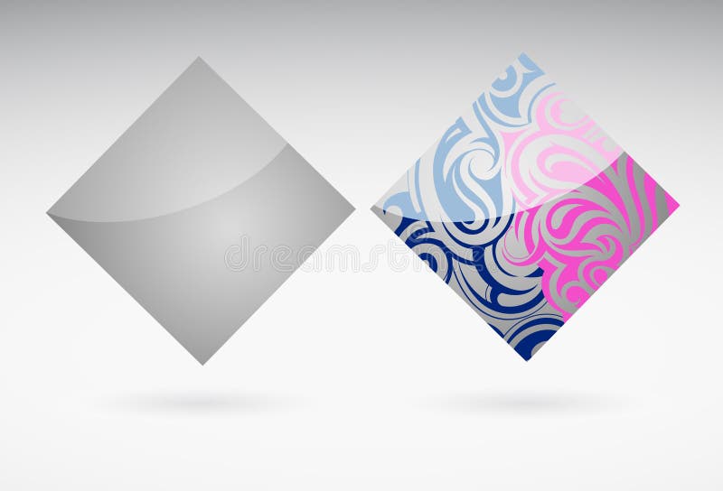 Artistic square stock vector. Illustration of swirls - 21840072