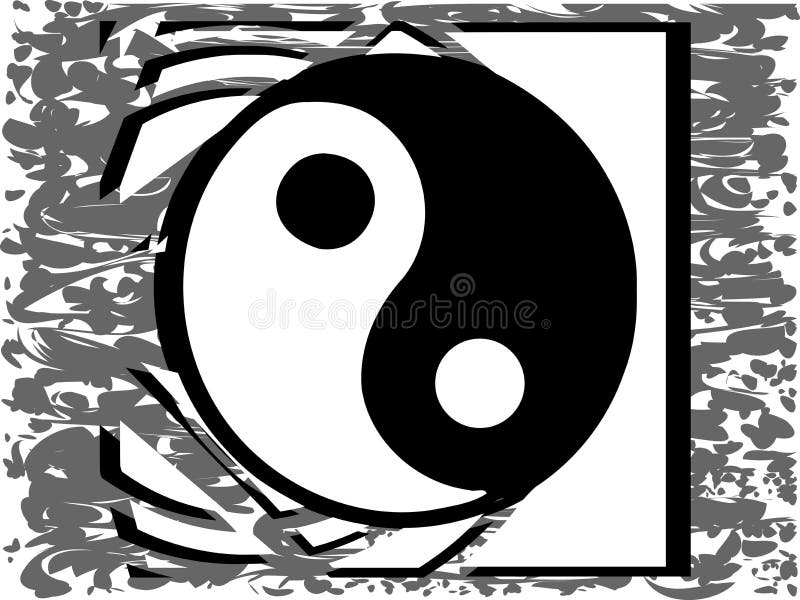 Artistic Tao Abstract Background Grey Tones Stock Illustrations – 5 ...