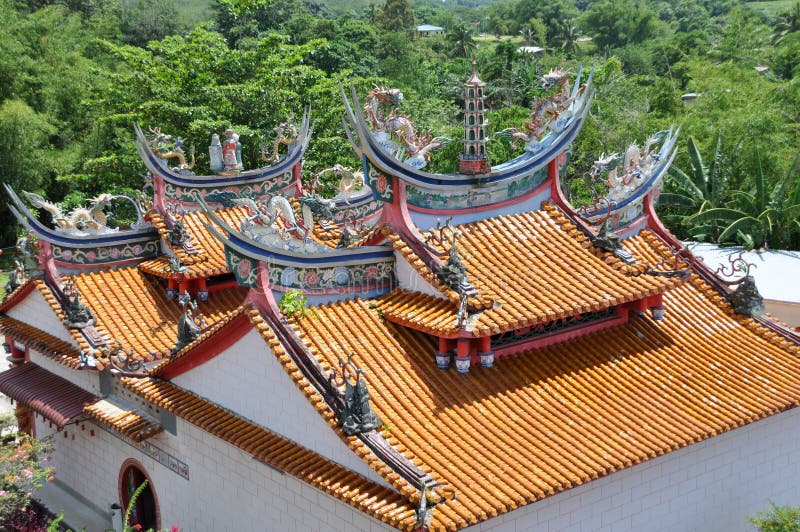 Artistic temple roof stock image. Image of decorative - 22130033