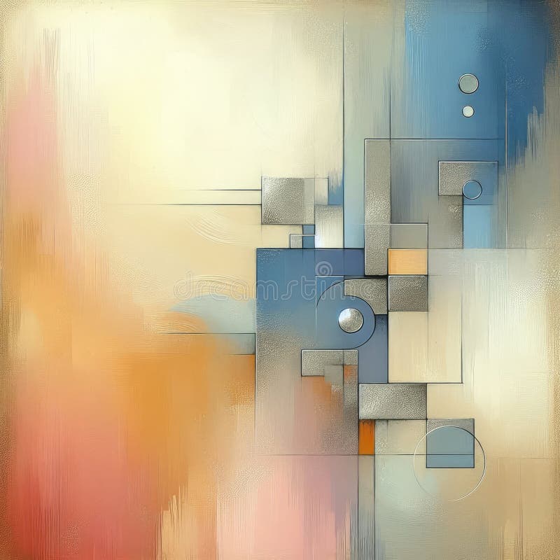 Artistic Texture: Abstract Background with Rectangular Patterns Stock ...