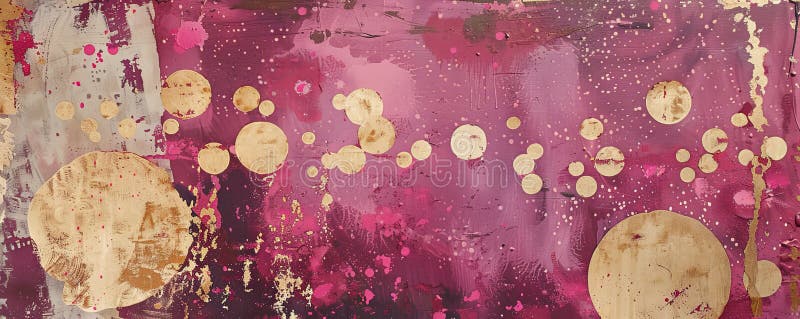 An Artistic Texture on a Wall Featuring Abstract Patterns in Shades of ...