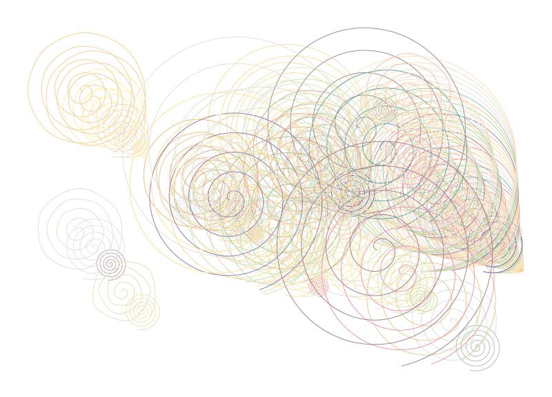 Artistic Twirl Circle Lines Background Pattern Abstract. Creative ...