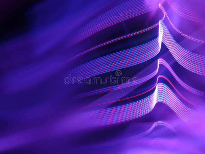 Artistic Vertical Illustration of Layered Lines Creating a Virtual ...