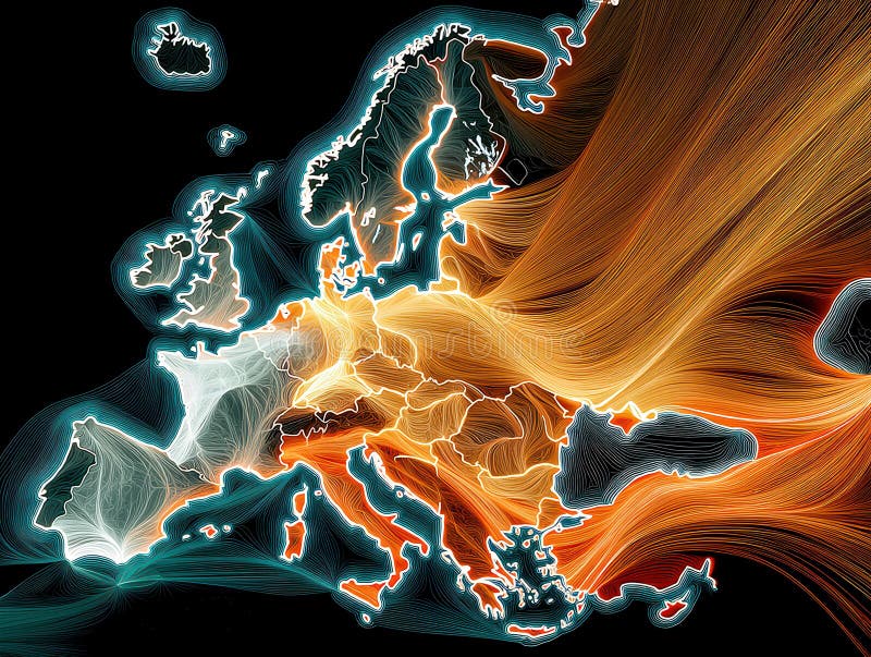 Artistic Visual Metaphor Showcasing Interconnectedness of Global ...