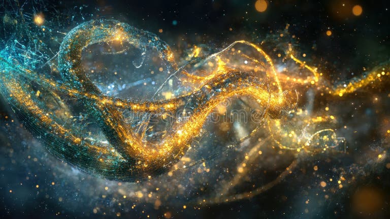 Artistic Visualization of Biochemical Pathways and Processes Stock ...